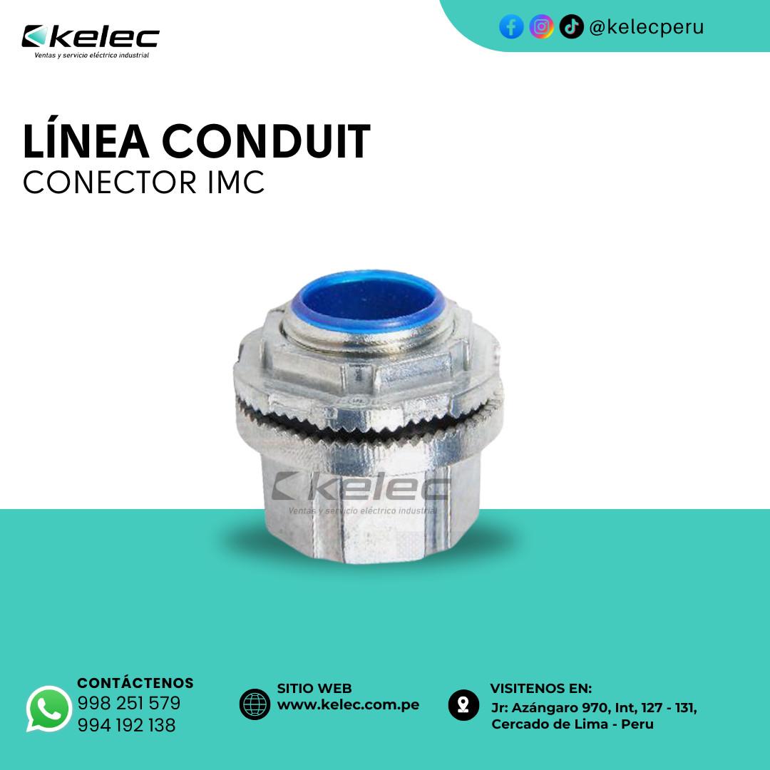 CONECTOR IMC – KELEC – Ventas y Servicios electricos industrial